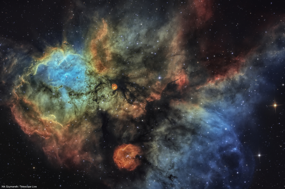 NGC 2467 Skull & Crossbones Nebula | Telescope Live NGC 2467 Skull & Crossbones Nebula | Telescope Live